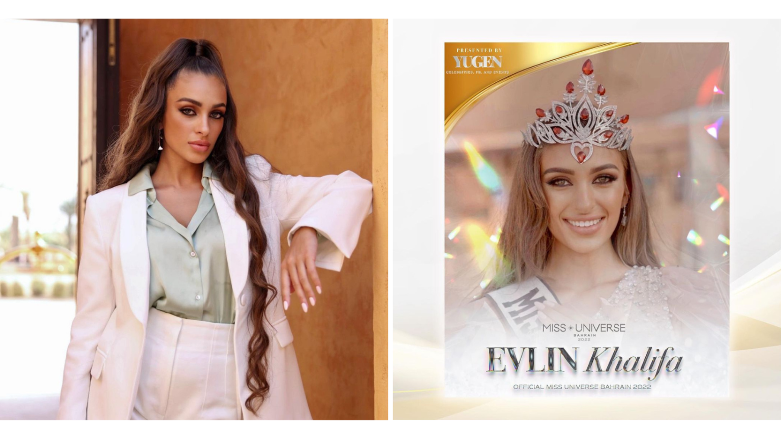 Evlin Khalifa From Riffa Has Been Crowned Miss Universe Bahrain 2022 ...