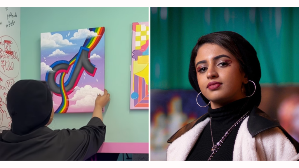 Spotlight! This Bahraini Artist Just Got Her Painting in TikTok's ...